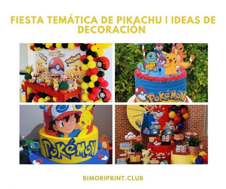 FIESTA TEMÁTICA DE PIKACHU | IDEAS DE DECORACIÓN